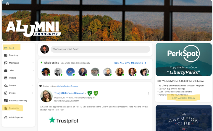 Benefits | Liberty University Alumni