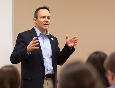 Government students hear from Kentucky governor and Virginia candidate ...