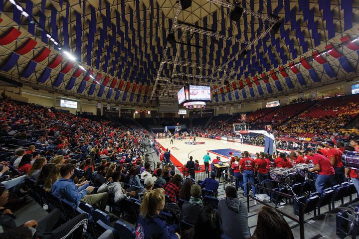 Vines 201611153584LR Basketball Court In Vines Center | Liberty Journal