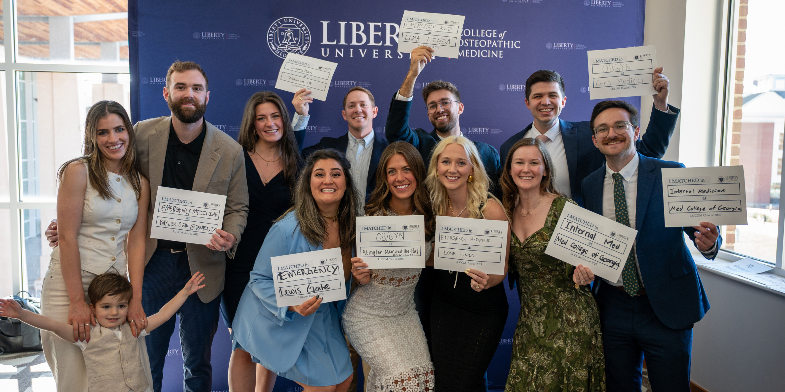 LUCOM Earns 98.7 Percent Placement Rate at 2025 Match Day Celebration | Liberty University ...
