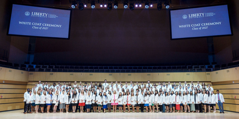 Liberty Welcomes New Class of Medical Students at Annual White Coat Ceremony | Liberty ...