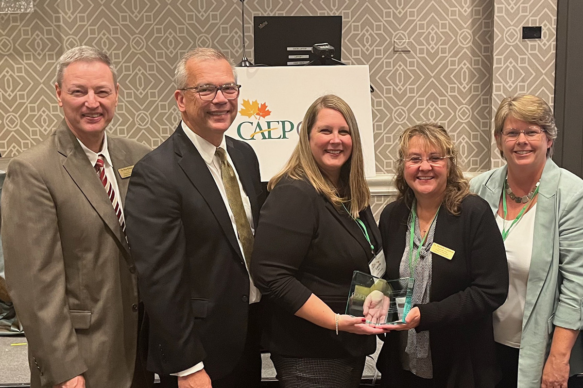 School of Education receives CAEP award at annual fall conference ...