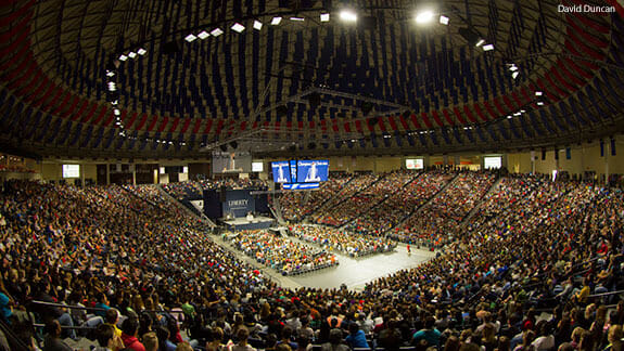 First Convocation of 2014-15 held in upgraded Vines Center | Liberty News
