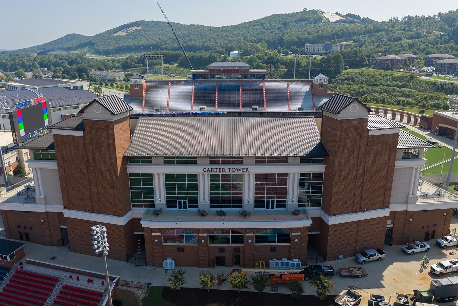 Williams Stadium West Tower named in honor of longtime supporter Worth ...