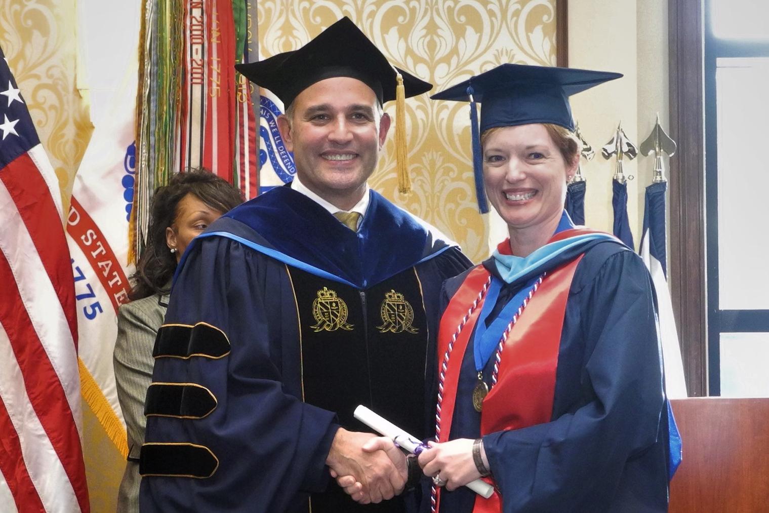 Military graduates receive degrees at Army base ceremony | Liberty News