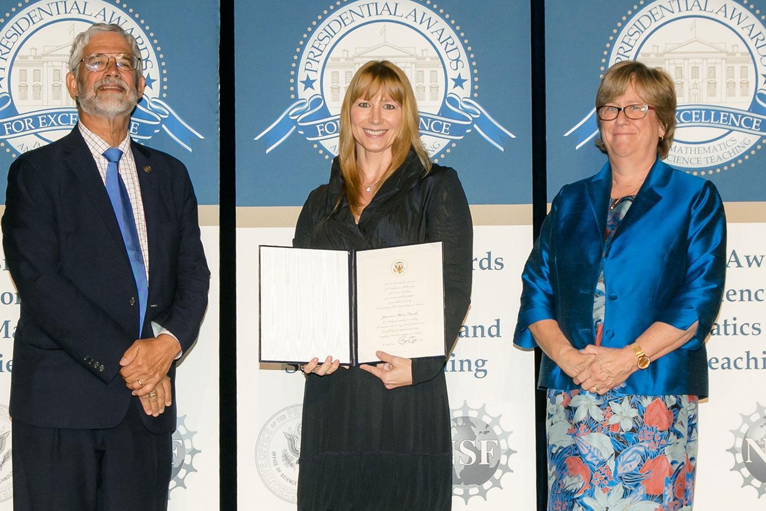 Alumna receives presidential teaching award | Liberty News