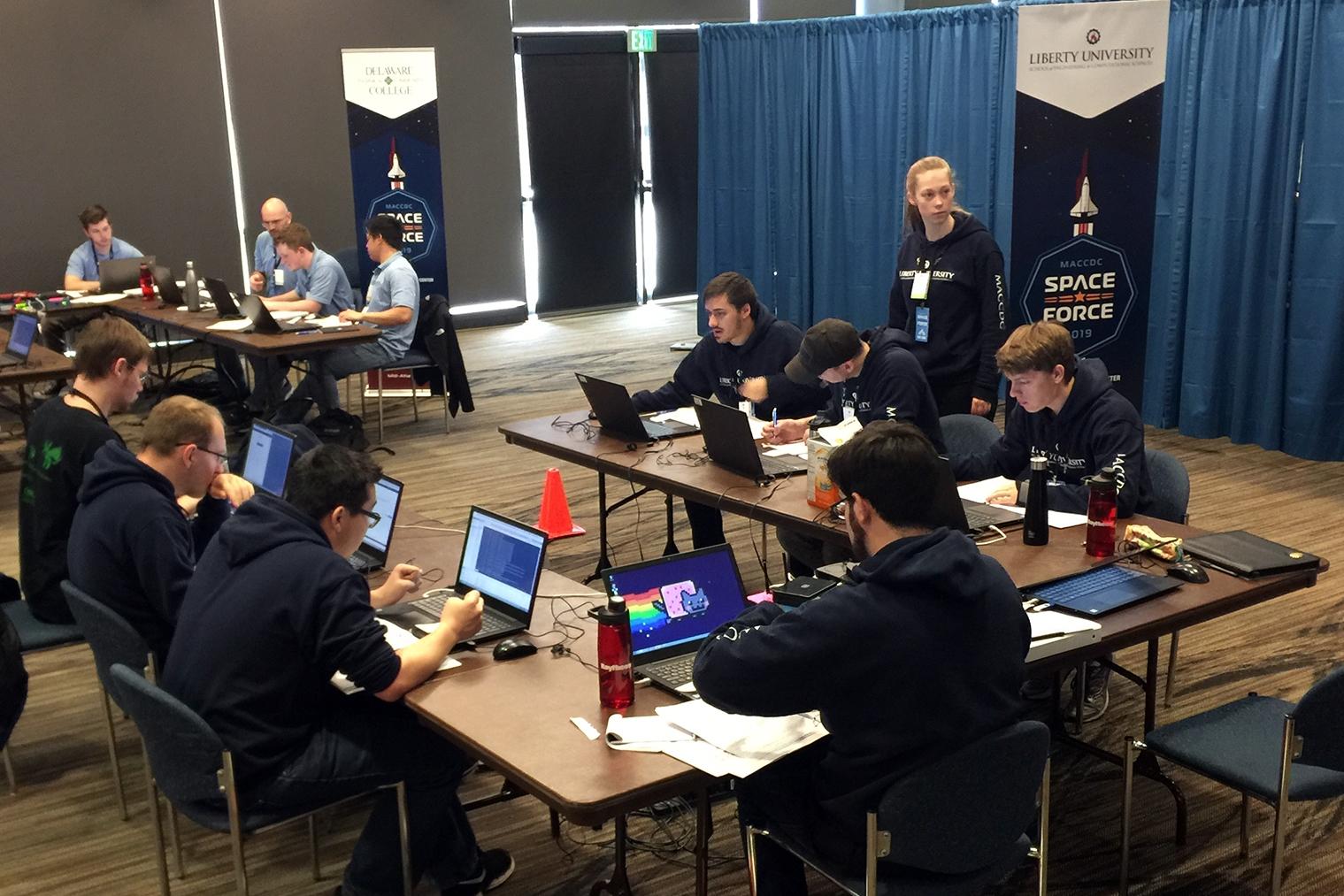 Student cyber team tests skills at regional competition at Johns ...