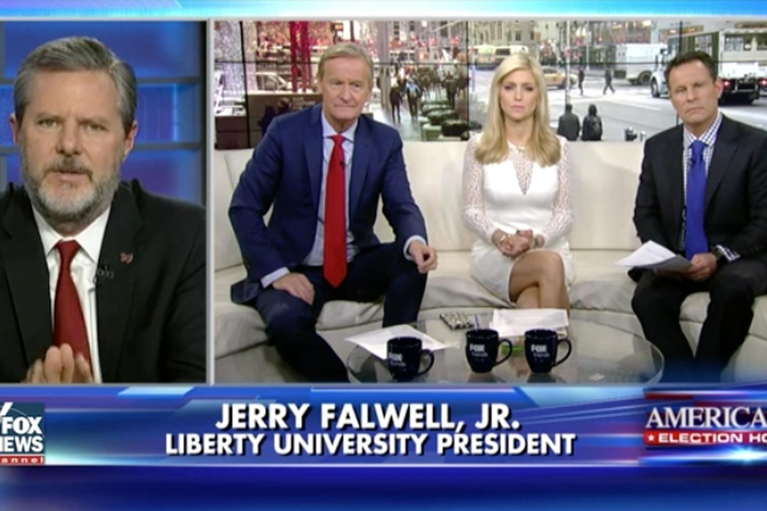 President Falwell talks shooting range and politics on Fox & Friends ...