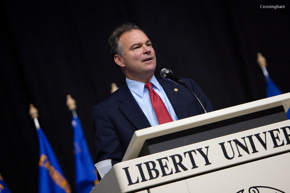 Virginia Gov. Tim Kaine visits campus | Liberty News