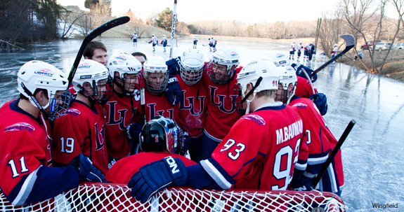 Men’s hockey team practices at Chancellor Falwell’s farm | Liberty News