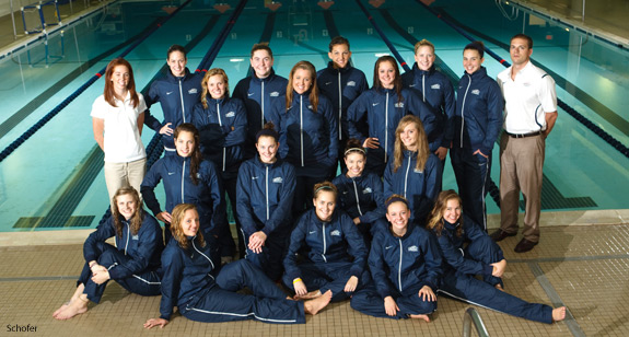 Women’s swim team debuts in NCAA meet | Liberty News