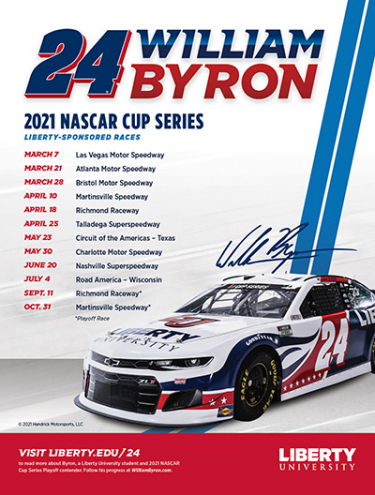 New Liberty University paint scheme to adorn Byron’s No. 24 Chevy for ...