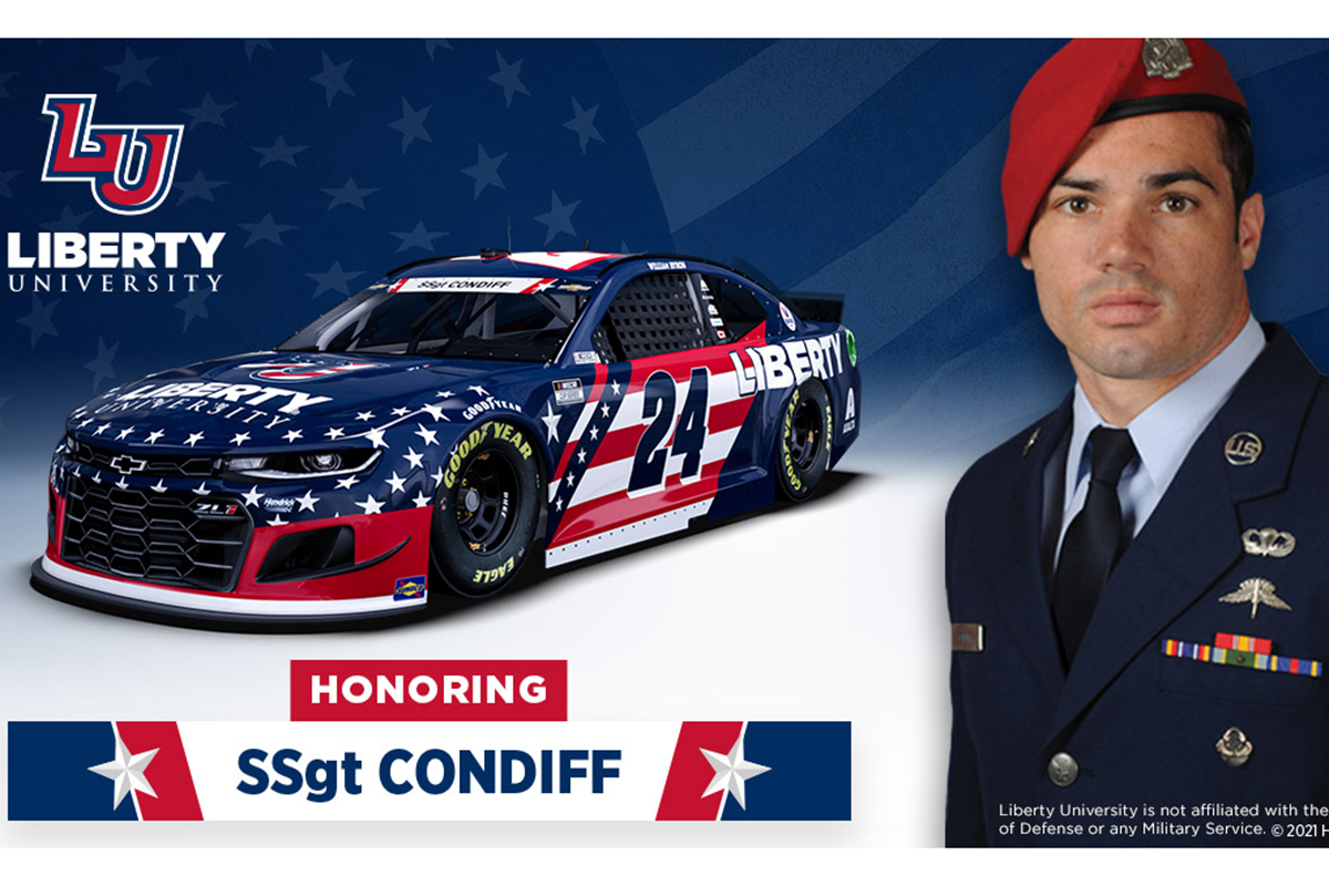 Byron to drive in honor of fellow Liberty student during NASCAR’s ...