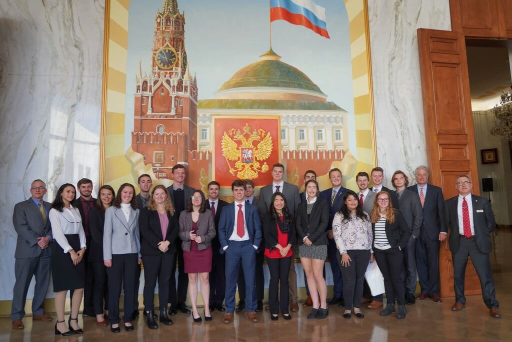 Government students engage with senior Russian diplomat at the Russian ...