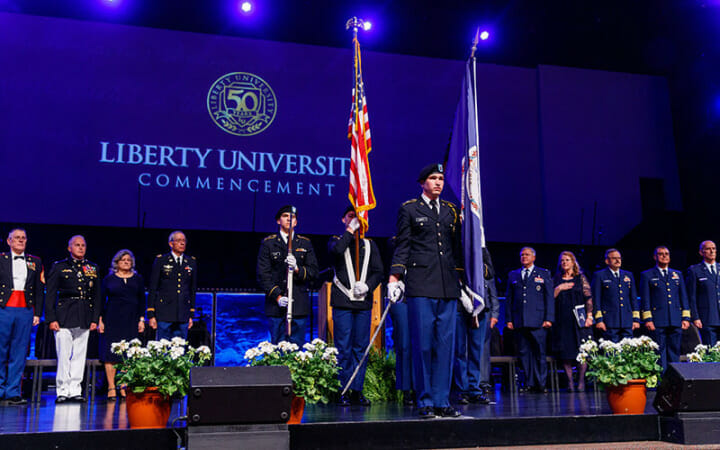 Commencement Salute: Liberty honors military graduates for their ...
