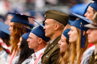 Commencement Salute: Liberty honors military graduates for their ...