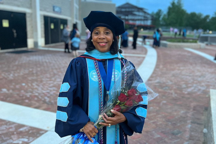 Doctoral graduate, a 14-year cancer survivor, pushes through treatments ...