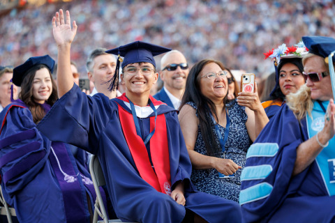 At 16, Liberty’s youngest graduate in Class of 2025 credits God, family ...