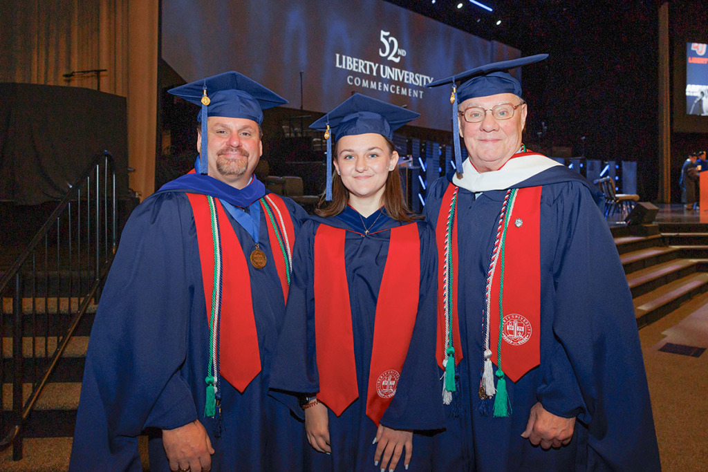 All in the Family: Three generations walk Liberty University’s ...