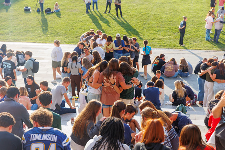 Liberty University prays for family of Charlie Kirk, a friend, fervid ...