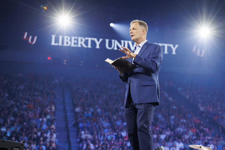 President Costin tells students to ‘Let God be God’ at Liberty’s first ...