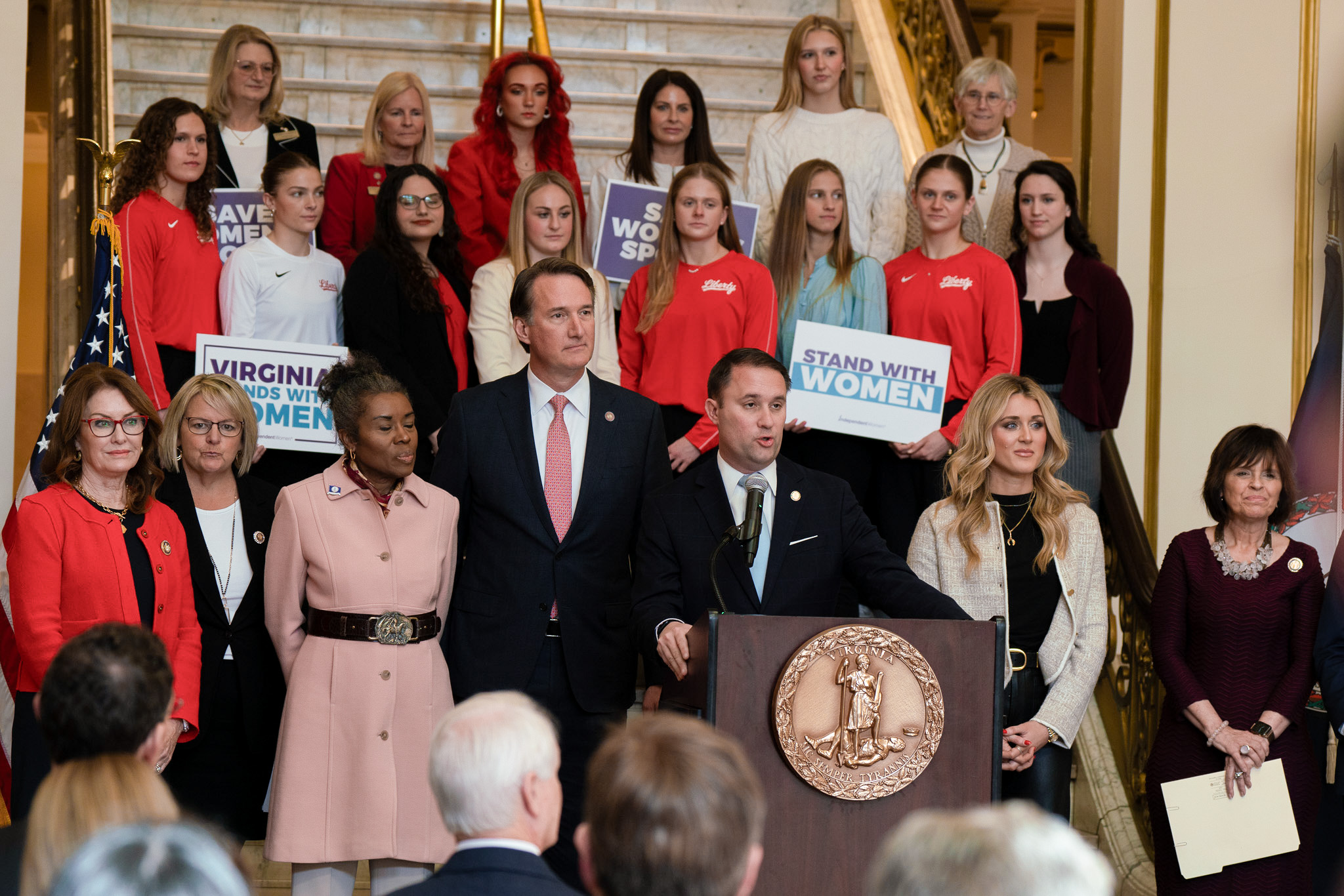 LU student-athletes join Virginia leaders, activist Riley Gaines in ...