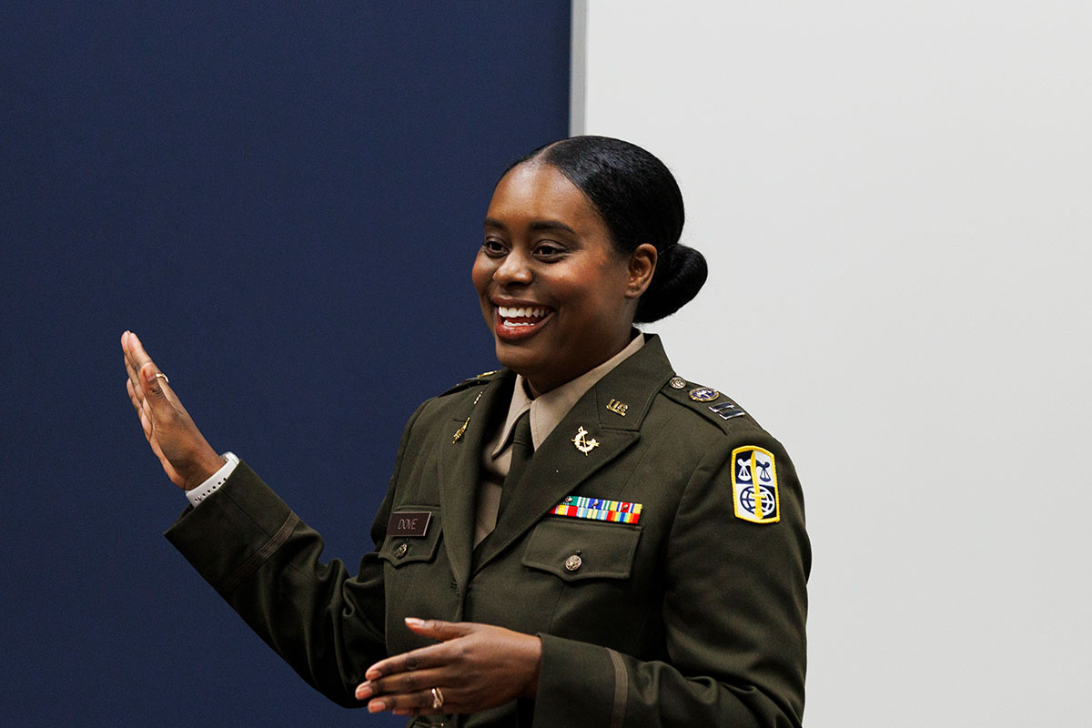 Liberty alumna, JAG attorney earns Top 40 Young Lawyers Award for ...