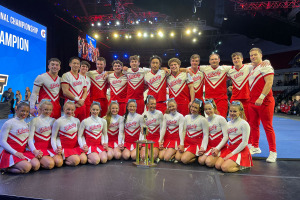 Liberty Cheerleading earns Top 10 finish at nationals, Sparky takes 5th in mascot competition ...