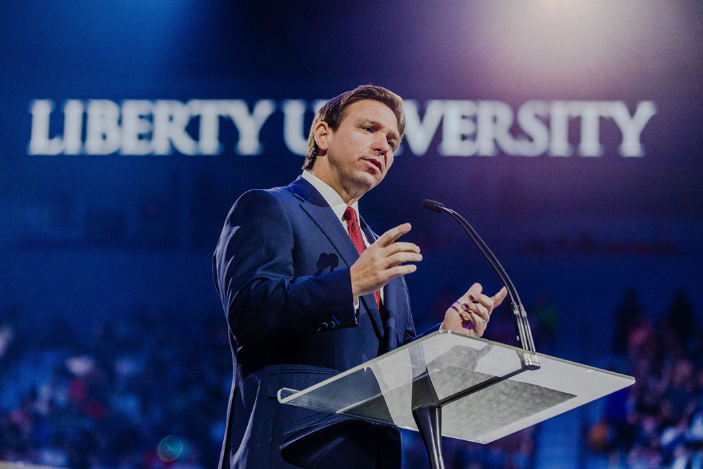 Gov. Ron DeSantis tells LU students he will continue fighting ‘war on ...