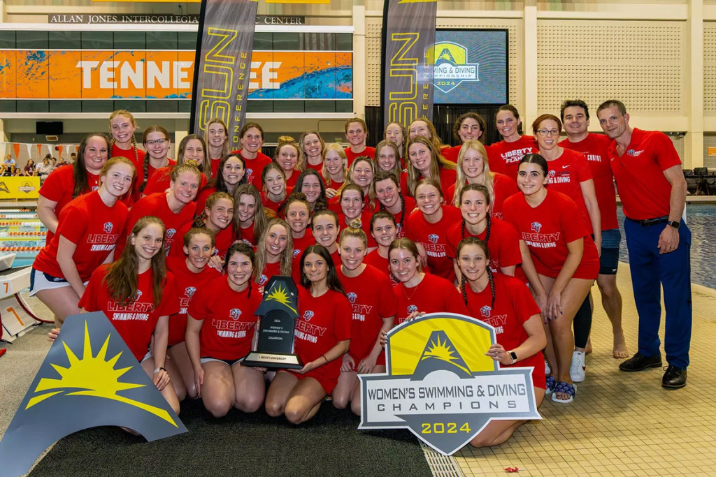 Liberty Swimming & Diving claims ASUN Title, wins sixth straight ...