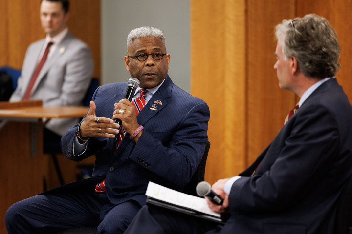 Former Congressman Lt. Col. Allen West shares lessons on leadership at ...