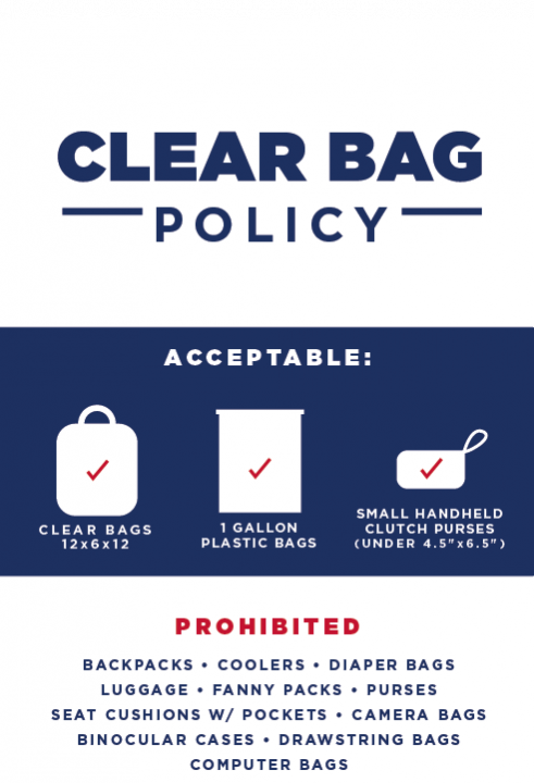 Clear Bag Policy | Student Activities | Liberty University